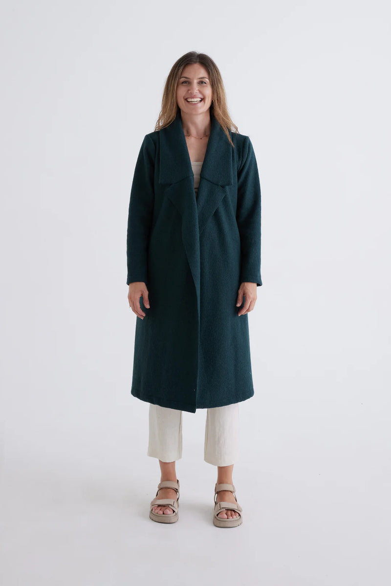 Devina Lousie Emily Coat in Teal – Stay Wild Collective
